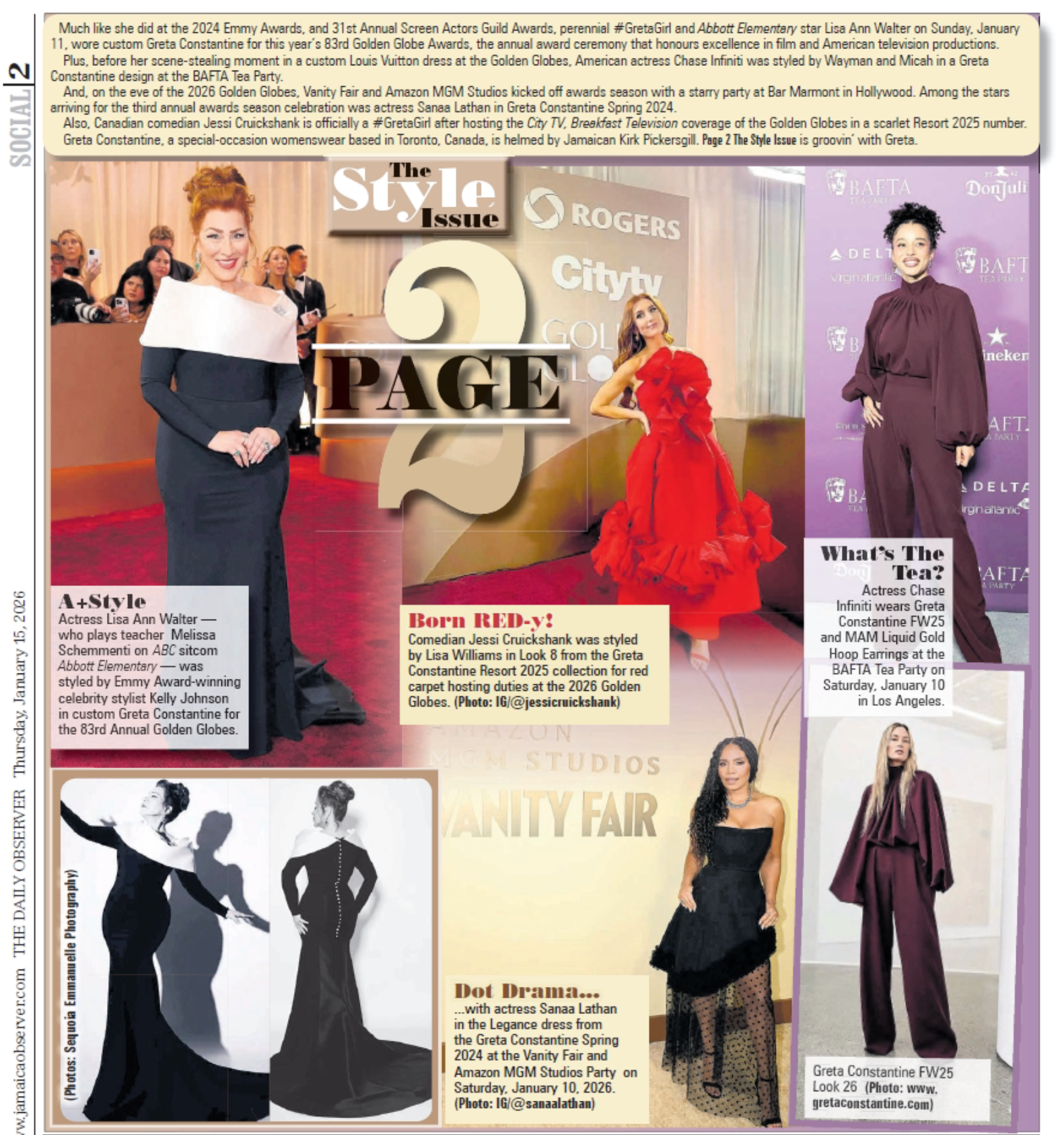 The Style Issue, January 15, 2026 - Jamaica Observer