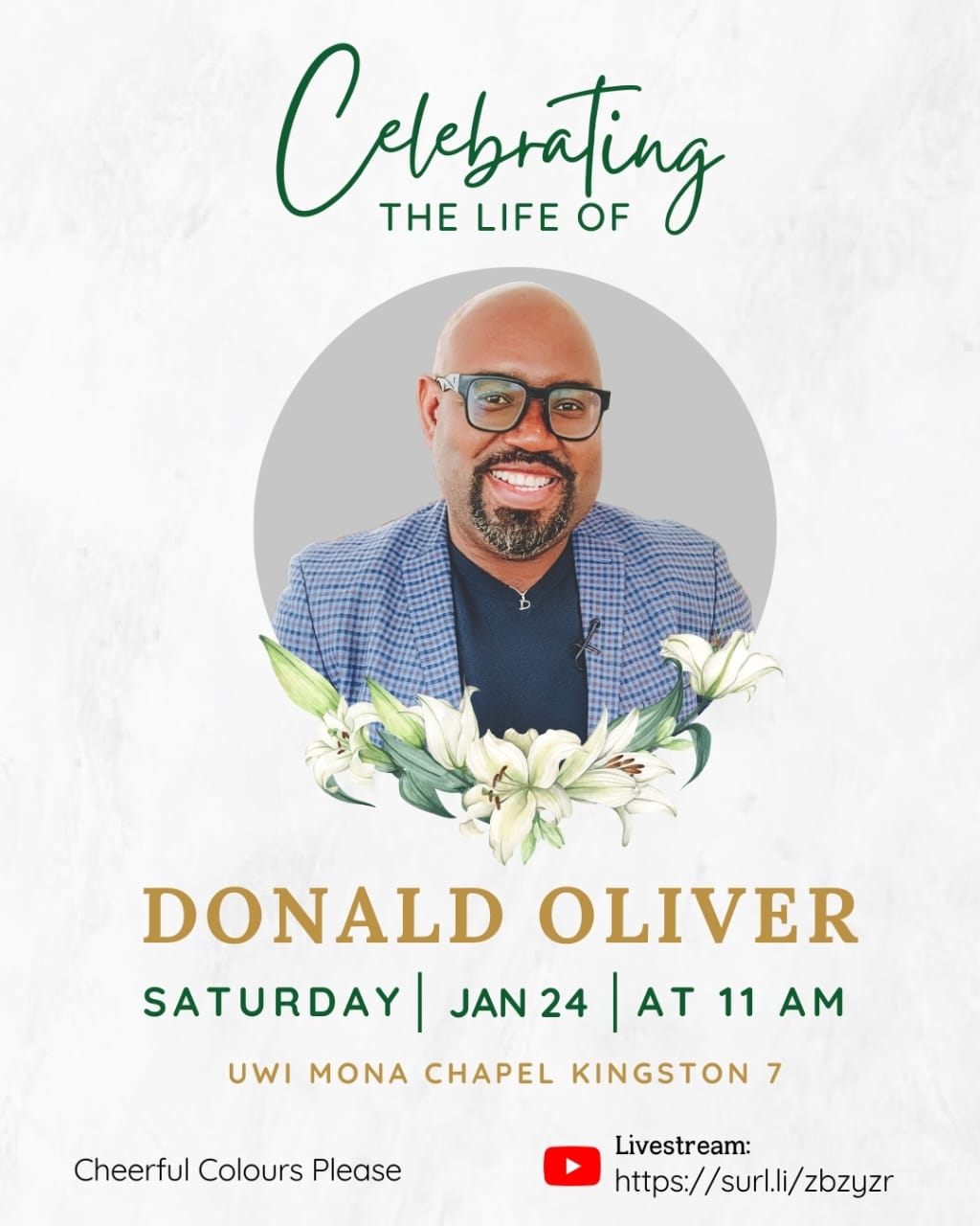 Funeral service for Donald Oliver to be held at UWI Mona Chapel ...