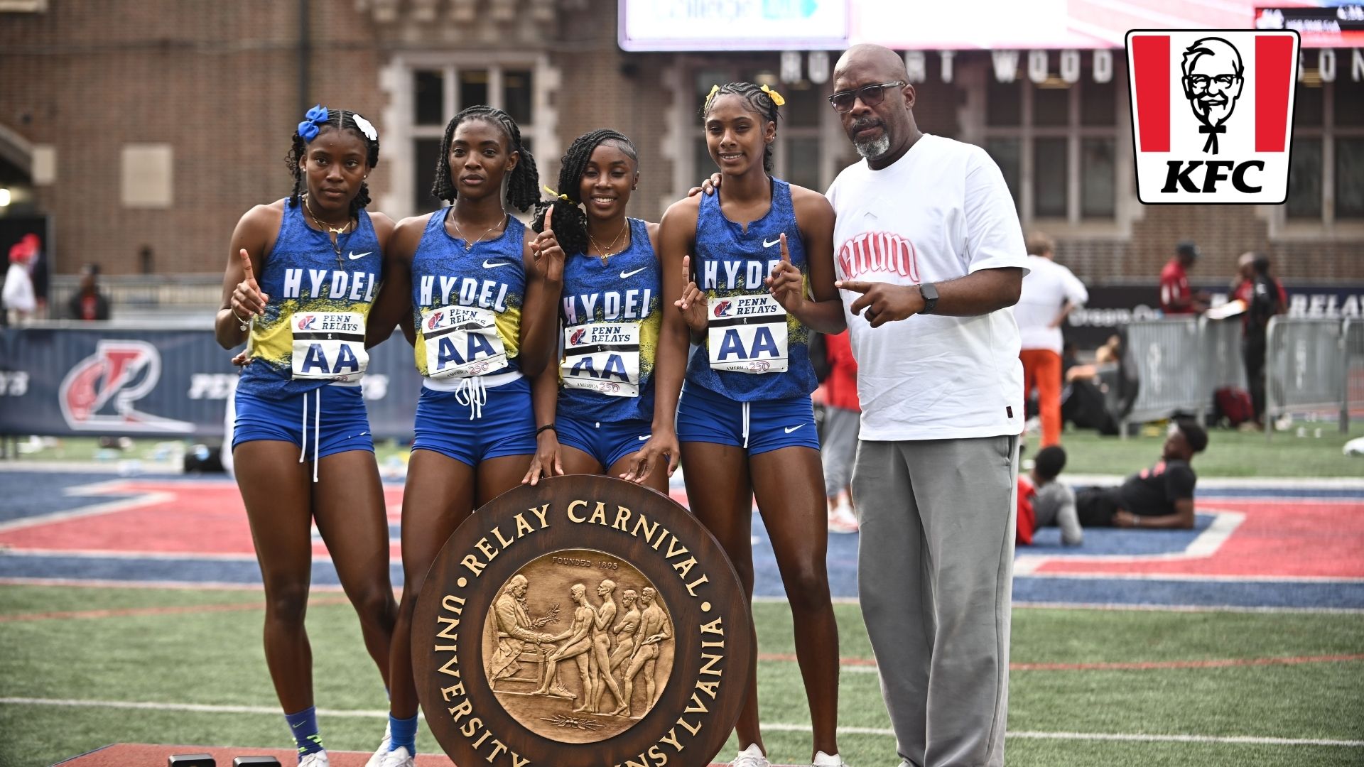 Hydel win fifth straight high school girls' 4x400m title at Penn Relays ...