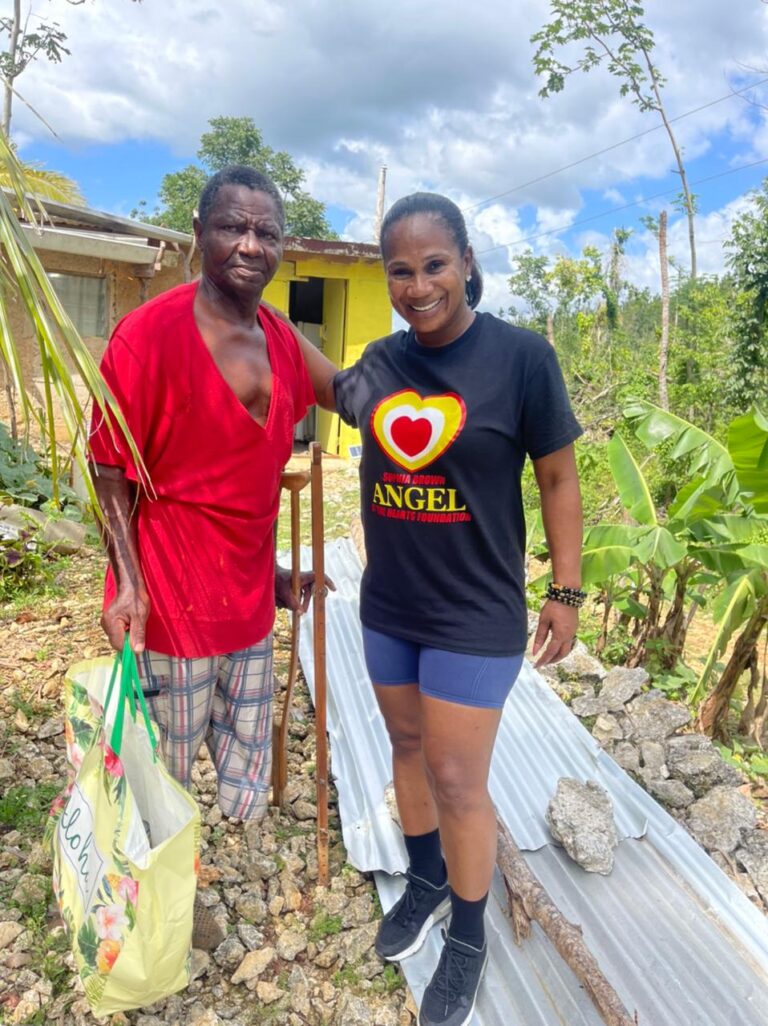 Sophia Brown distributes care packages to hurricane-impacted St ...