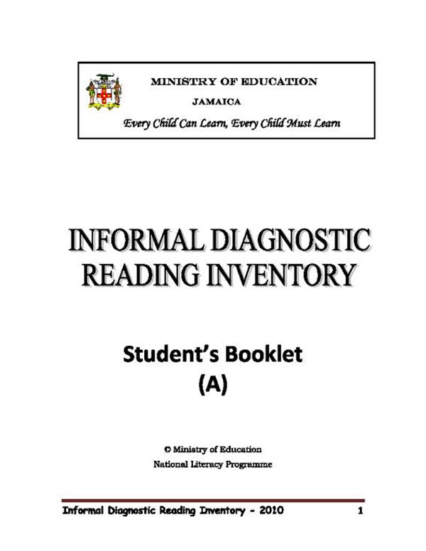 Is the IDRI still relevant for assessing Jamaican students today ...