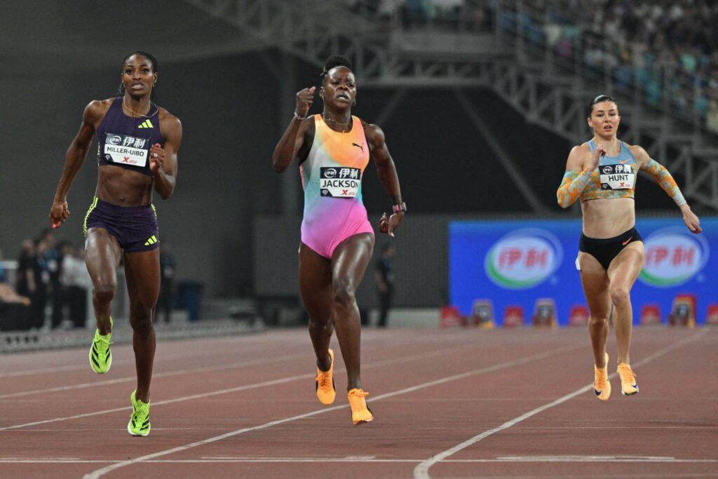 New NR for Rajindra Campbell as Shericka Jackson dominates again in ...