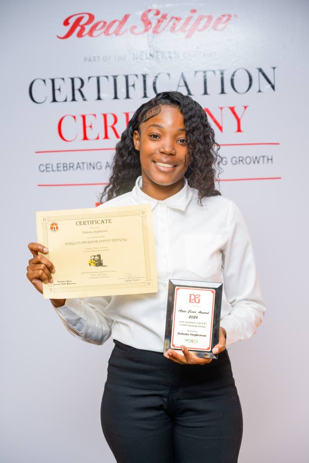 Forklift training opens new doors for Dahema Stephenson - Jamaica Observer
