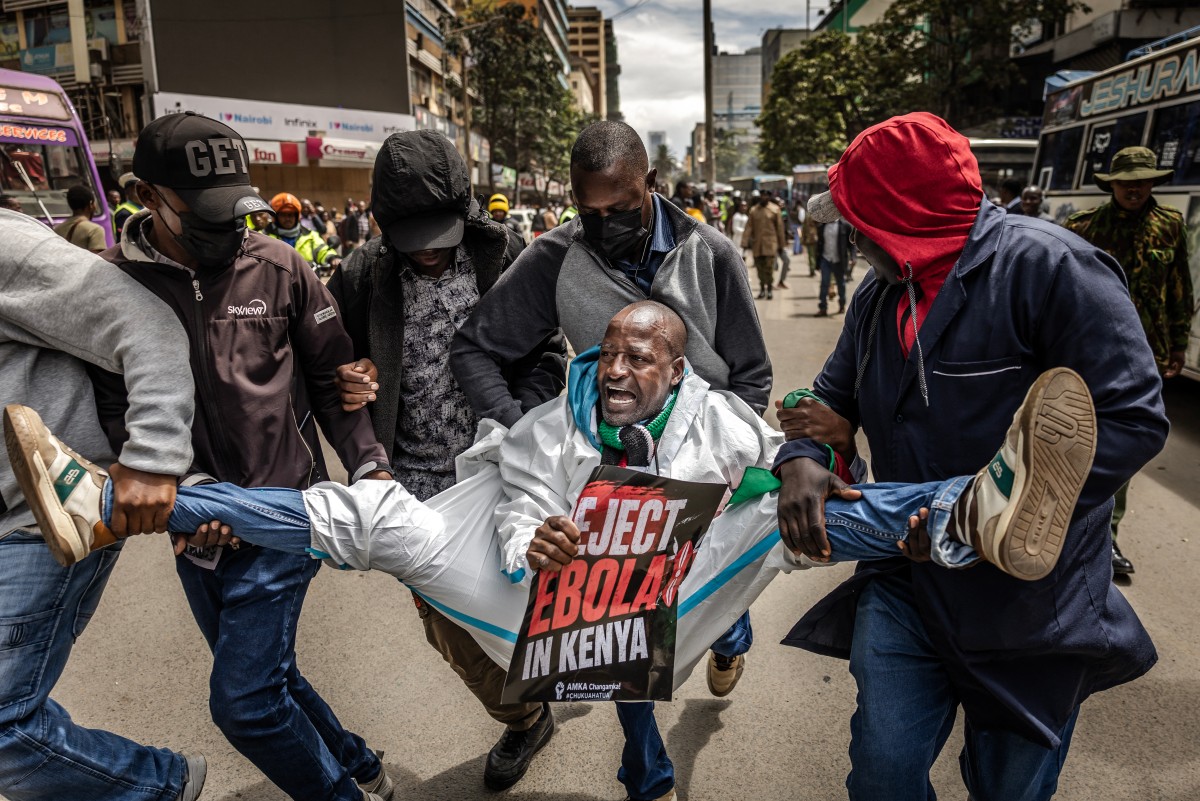 Two killed in Kenya protests over US Ebola centre — rights group ...