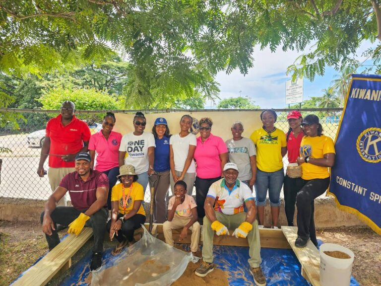 Kiwanians join K-Kids to plant fruit trees - Jamaica Observer