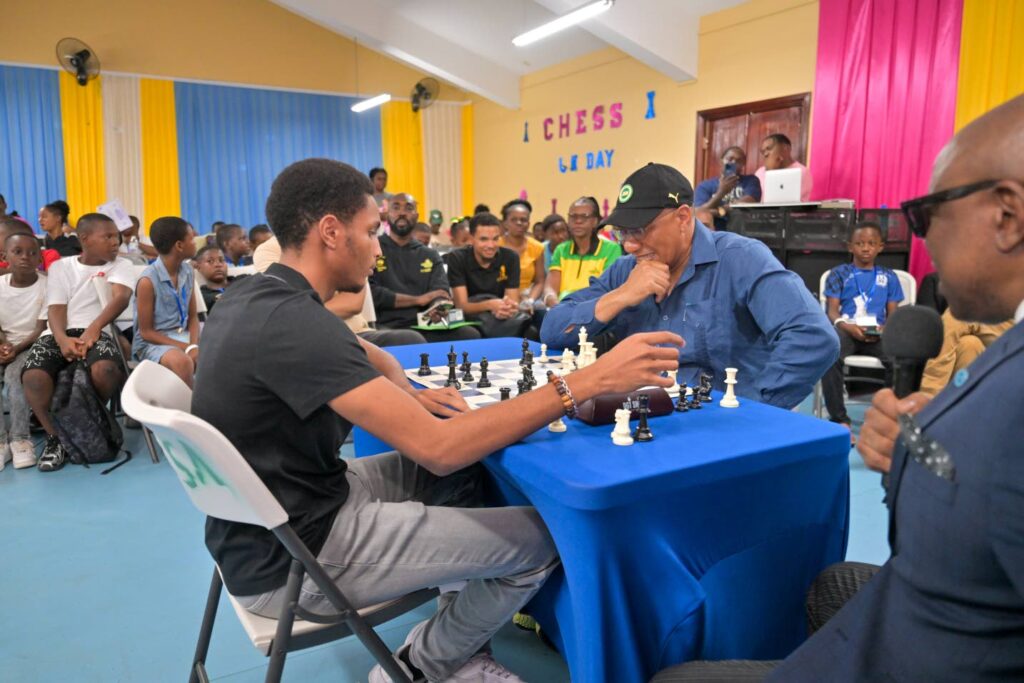 PM takes chess to children in his St Andrew West Central constituency ...