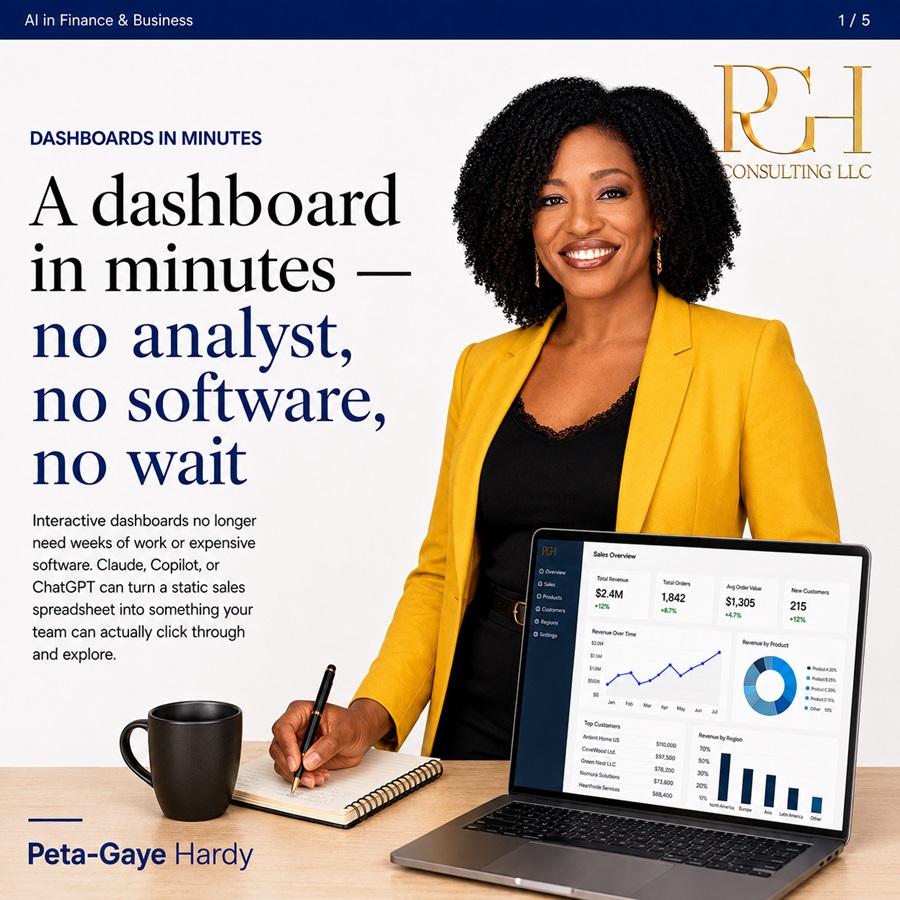 A dashboard in minutes — no analyst, no software, no wait - Jamaica ...